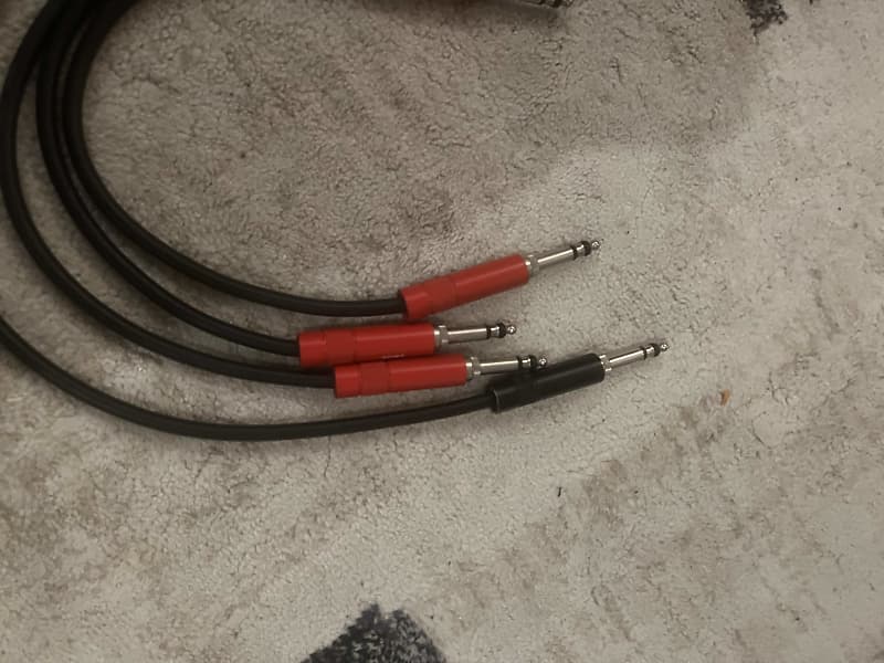 Switchcraft Long Frame Bantam Military TRS Cables Patch 2010s | Reverb