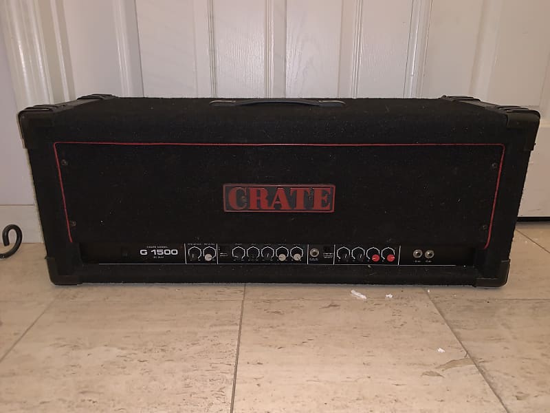 Crate G-1500 1980s 150w guitar amp head Made in USA | Reverb