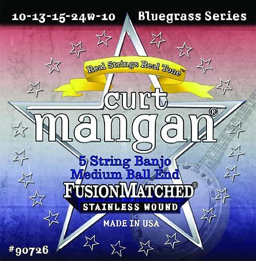 Curt Mangan 5-String Banjo Med Ball-End Stainless 5-String | Reverb Curt Mangan 5-String Banjo Med Ball-End Stainless 5-String | Reverb