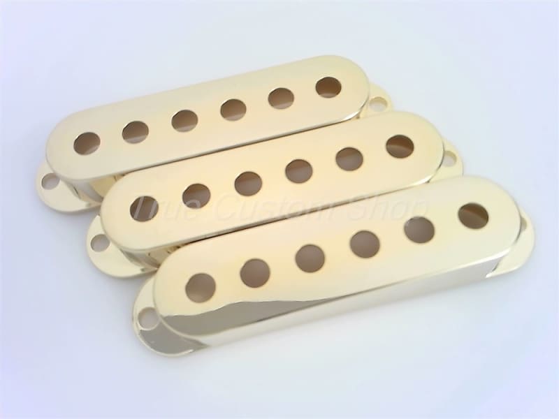 True Custom Shop® Gold Pickup Covers for Fender Strat fits | Reverb