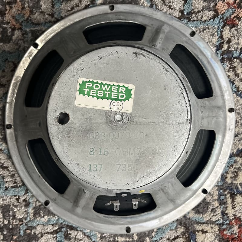 1973 CTS 12” 8-16 Ohm 038 0079 00 Vintage Guitar Speaker! #2 | Reverb