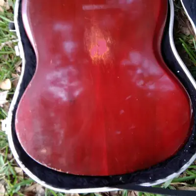 Gibson SG200 Model SG200 1971 Walnut Stained Red | Reverb