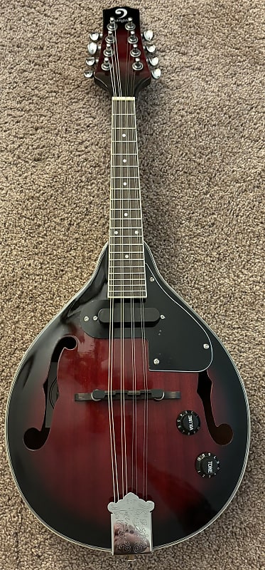 Vangoa A Style Acoustic Electric Mandolin 8 String-Red | Reverb