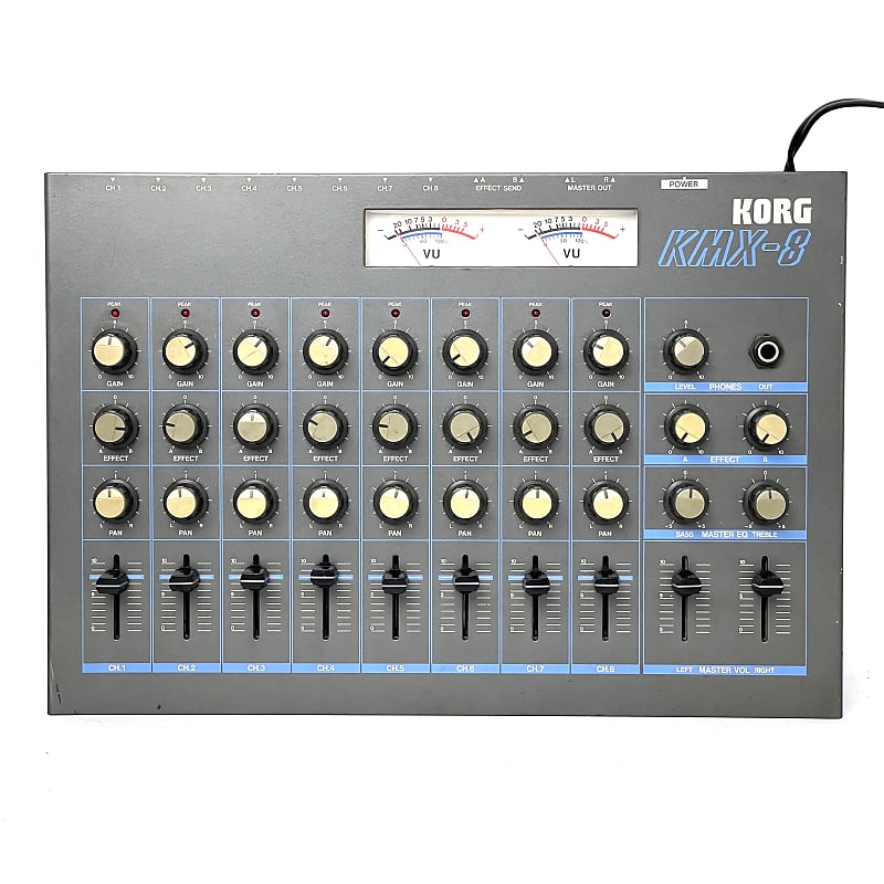 Korg KMX-8 Vintage Line Mixer 8channel Rare Grey | Reverb