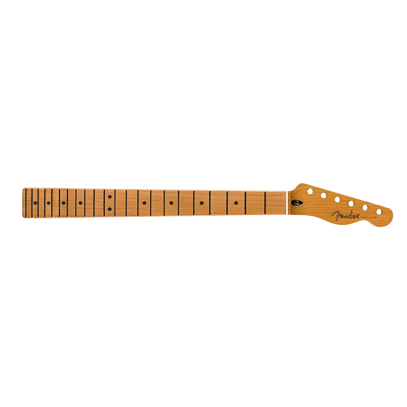 Fender Satin Roasted Maple Telecaster Neck, 22 Jumbo Frets, | Reverb