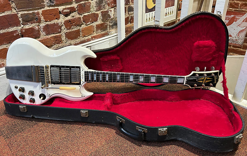 Gibson Custom SG (1966) - Polaris White, Angel Wing Pickguard | Reverb