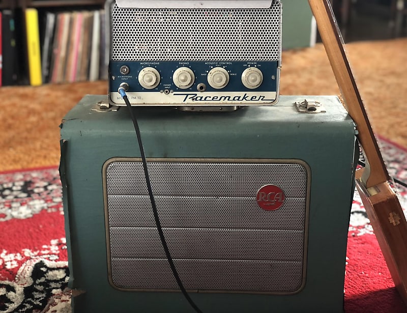 Bell Soundsystems Pacemaker PM10 Tube Head. 1960's? - Blue | Reverb