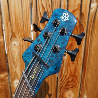 Spector NS Dimension 5 - Multi Scale Black & Blue 5-String | Reverb