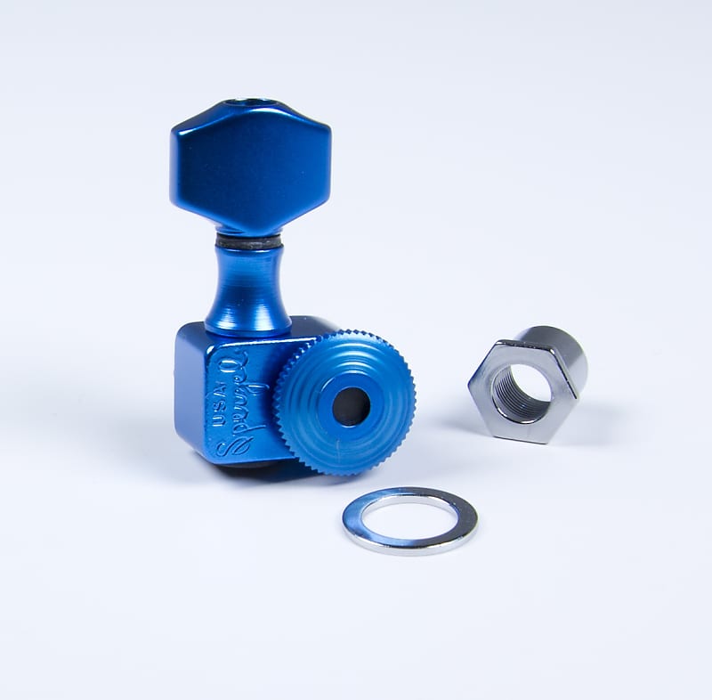 Sperzel Trim-Lok 6 in line staggered post Blue locking | Reverb Canada