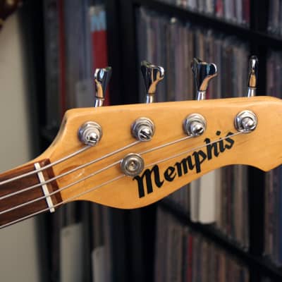Memphis Short Scale P Bass 1980s - Black | Reverb