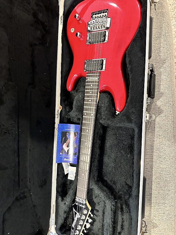 Ibanez JS-100 Mid-Late 90's - Transparent Red | Reverb