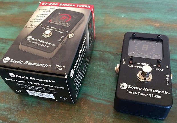Sonic Research ST-200 Strobe Tuner 2009 Black | Reverb