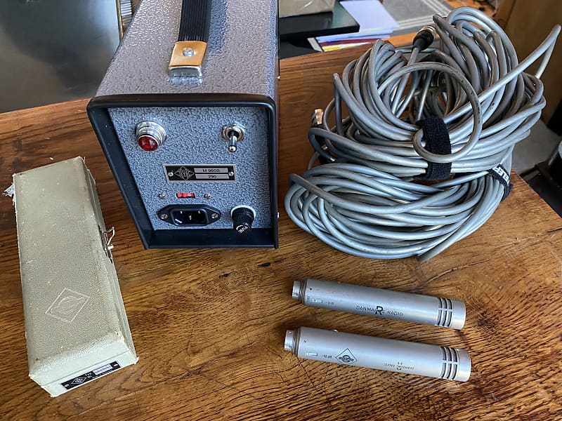 Neumann KM 64 Pair Danish Radio 1964 Gray | Reverb