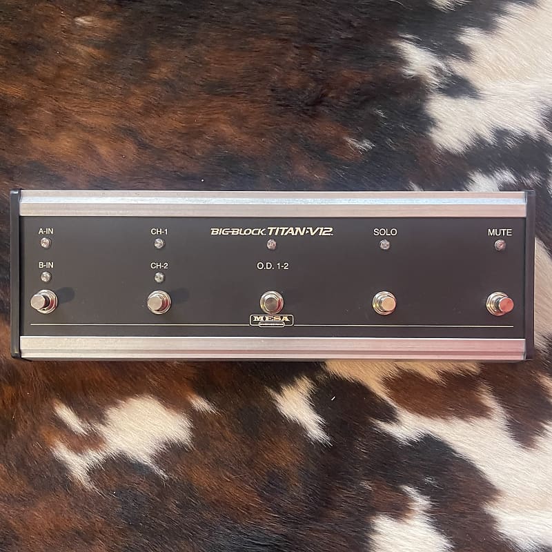 Mesa Boogie Big Block Titan V12 Footswitch 2000s | Reverb