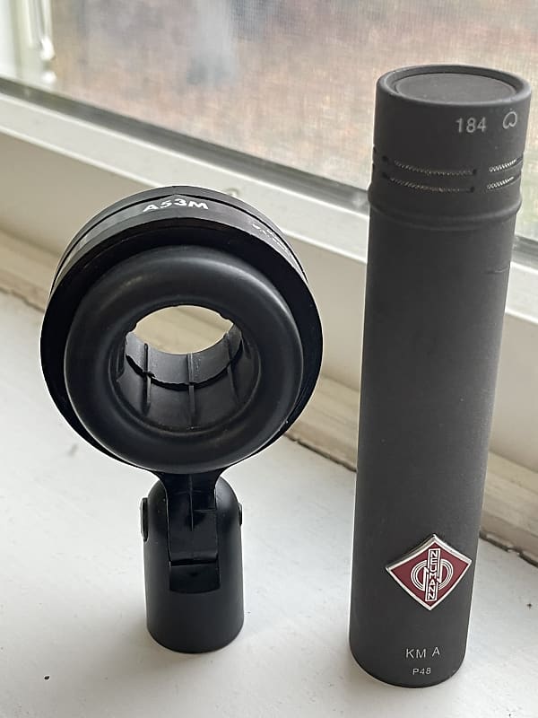 Neumann KM 184 A cardioid condenser microphone w shock mount | Reverb