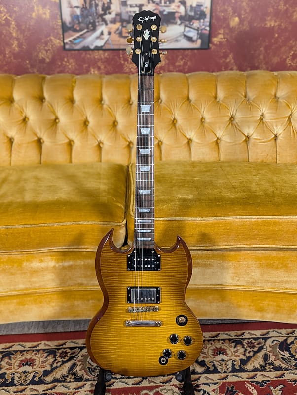 Epiphone SG Pro Custom Shop 2007 - Brown Fade | Reverb