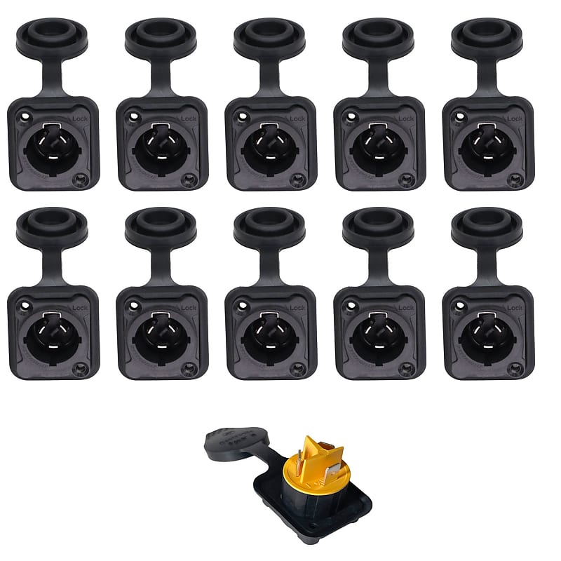 10 True1 Power Panel Connector Male -Waterproof IP65 | Reverb