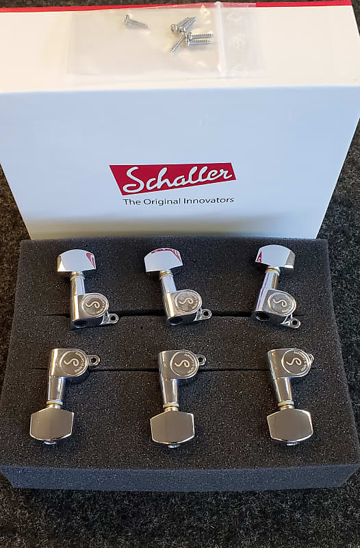 Schaller M6 Mini Tuners - Chrome | Reverb