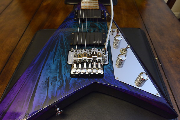 Jackson Randy Rhoads Flying V RR3 Eerie Dess Swirl | Reverb Canada