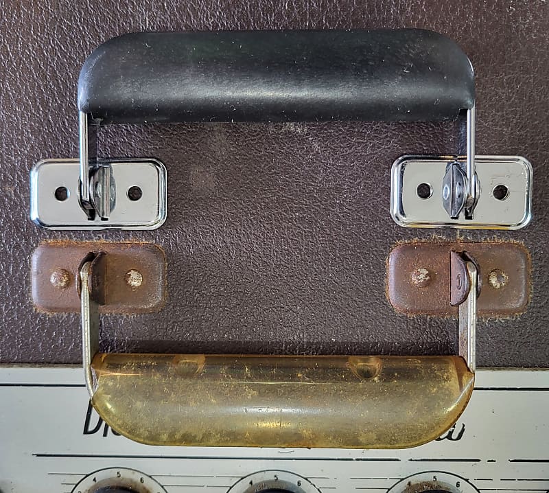 Gibson Amplifier handle vintage - black/silver | Reverb