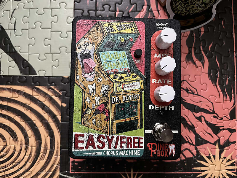 Pine-Box Customs Easy/Free Chorus Machine 2023 - Black | Reverb