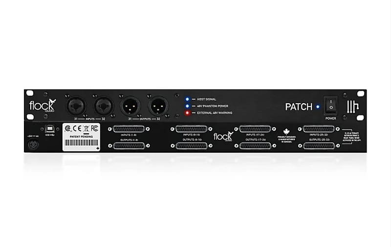 Flock Audio Patch 64-point Digitally Controlled Analog | Reverb
