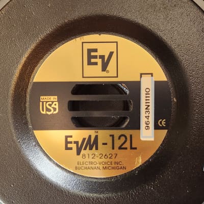 Electro-Voice EVM12L Classic Lead 200W 8-Ohm Speaker Gold | Reverb