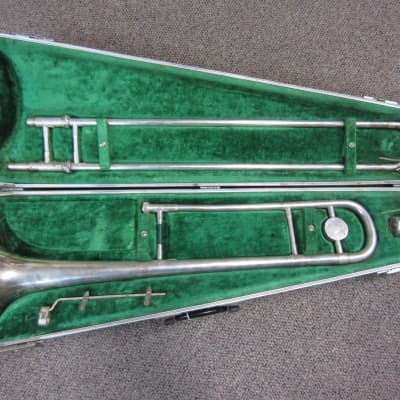 Besson 2-20 Trombone Silver with Case | Reverb