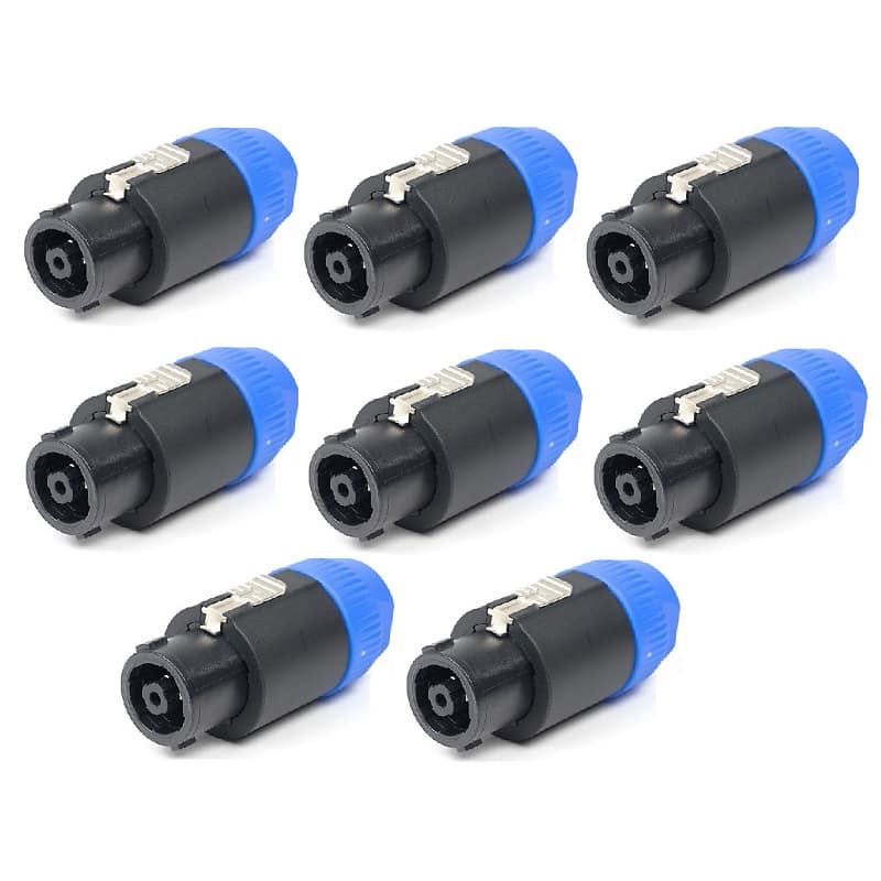 (8 pack) Original Neutrik NL8FC SpeakON 8 Pole Speaker Cable | Reverb