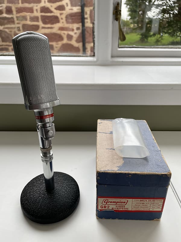1960s Vintage Grampian GR2/L Ribbon Microphone - Boxed | Reverb UK