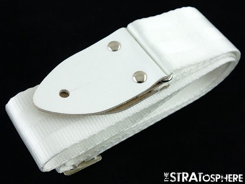 White GUITAR STRAP from Fender Jimmy Page Telecaster Tele | Reverb