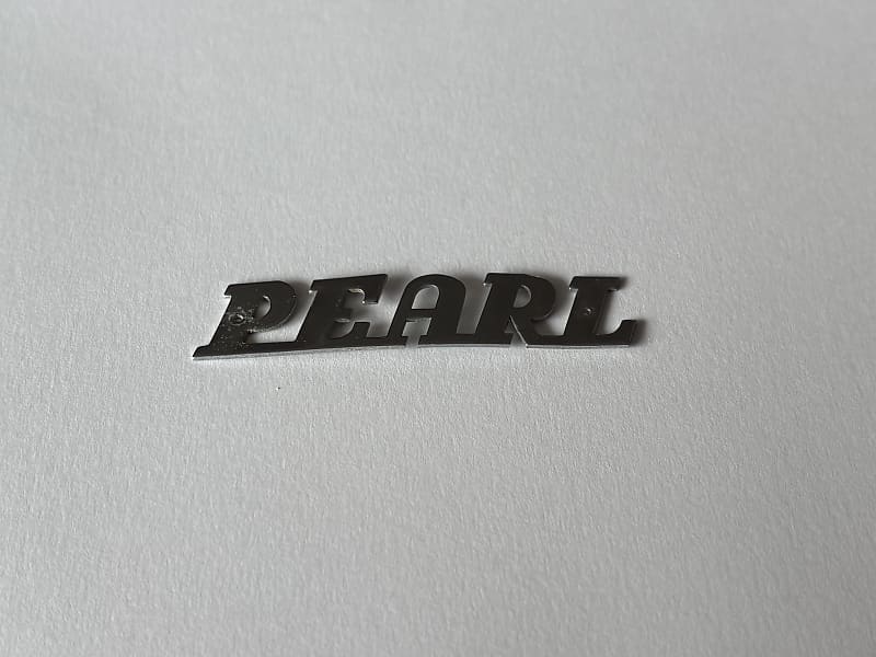 Pearl Script Badge 1960s | Reverb