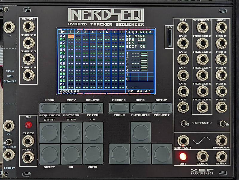 XOR NerdSEQ Hybrid Tracker Sequencer, Synthesizer, and | Reverb