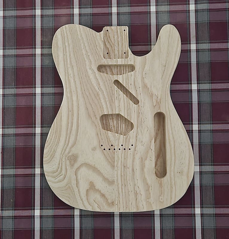 Woodtech Routing - Paint Grade Swamp Ash - Arm & Belly Cut - | Reverb
