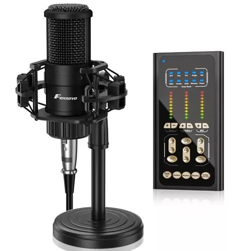 Condenser Microphone Studio Recording Kit with Bluetooth & | Reverb