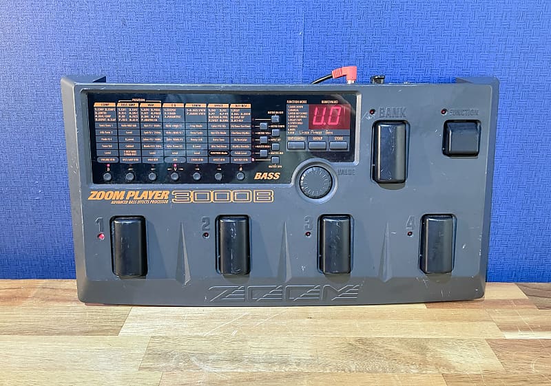 Zoom 3000B Advanced Bass Effects Processor | Reverb
