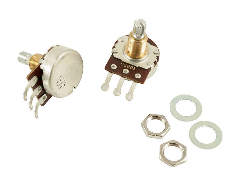 1x BOURNS PRO AUDIO 500K LOW FRICTION AUDIO TAPER POT FITS | Reverb