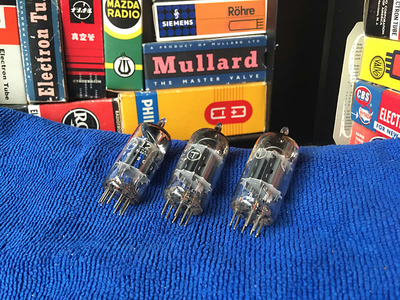 3 Matsu/Mullard 12ax7 ecc83 audio tubes - rare vintage import | Reverb