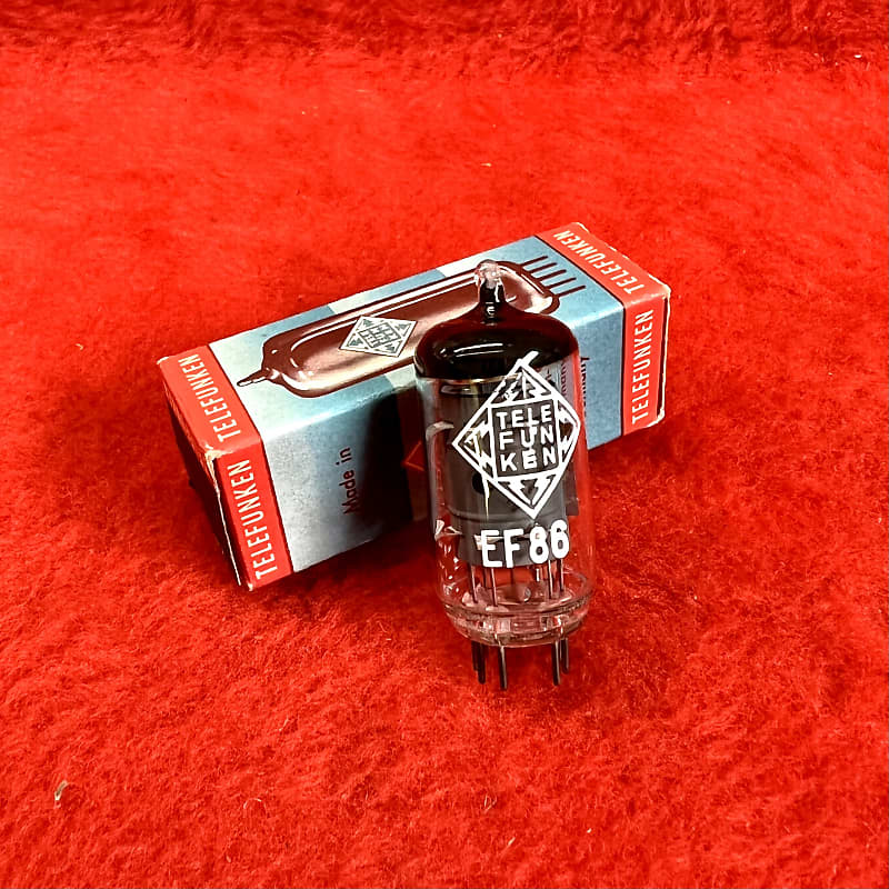 Telefunken EF86 tube c 1960 original vintage Germany Neumann | Reverb