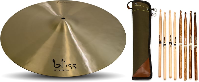 Dream Bliss Paper Thin Crash Cymbal - 19-inch Bundle with | Reverb