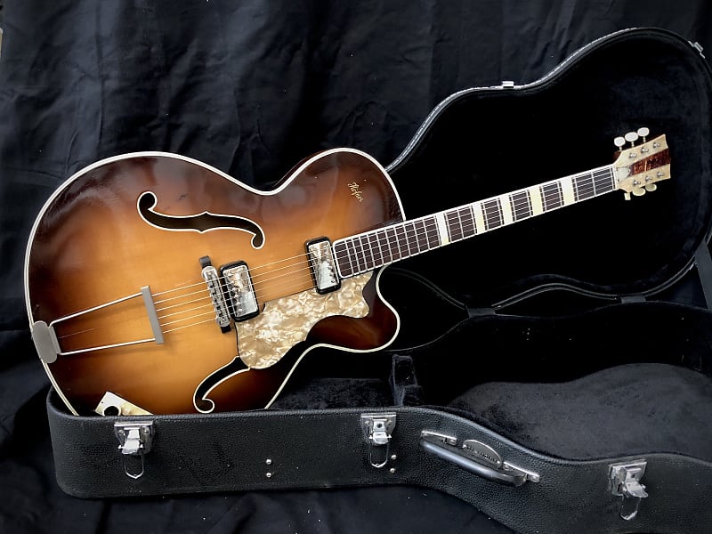 1961 Hofner 4560 E2 Thin Archtop 60s German Vintage Jazz | Reverb