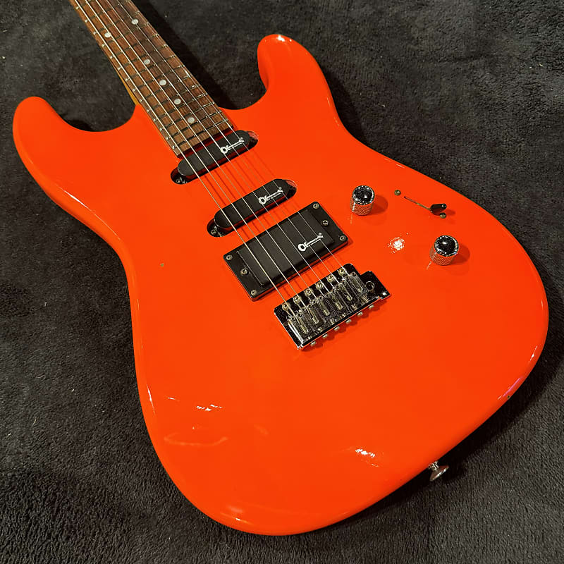 Charvette Super Strat 80’s Hot Orange | Reverb