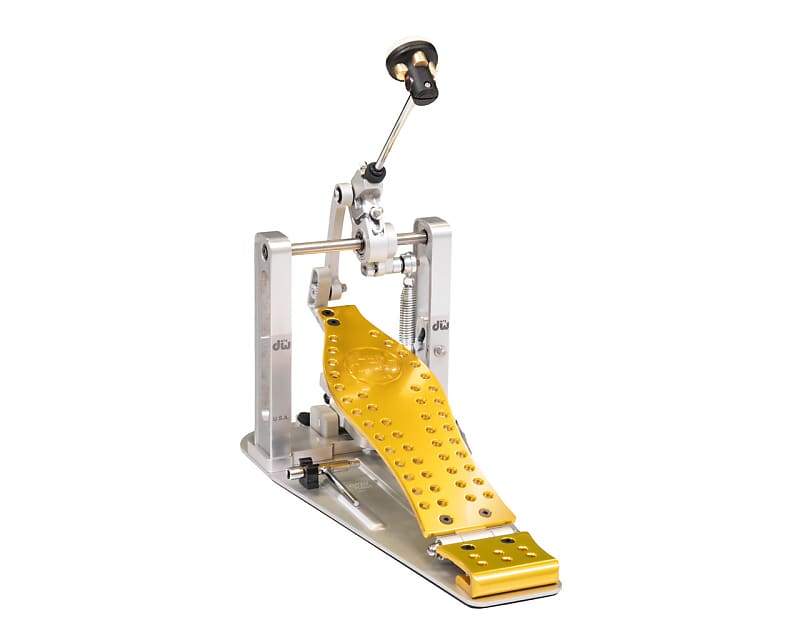 DW USA Machined Direct Drive Single Pedal - California Gold | Reverb