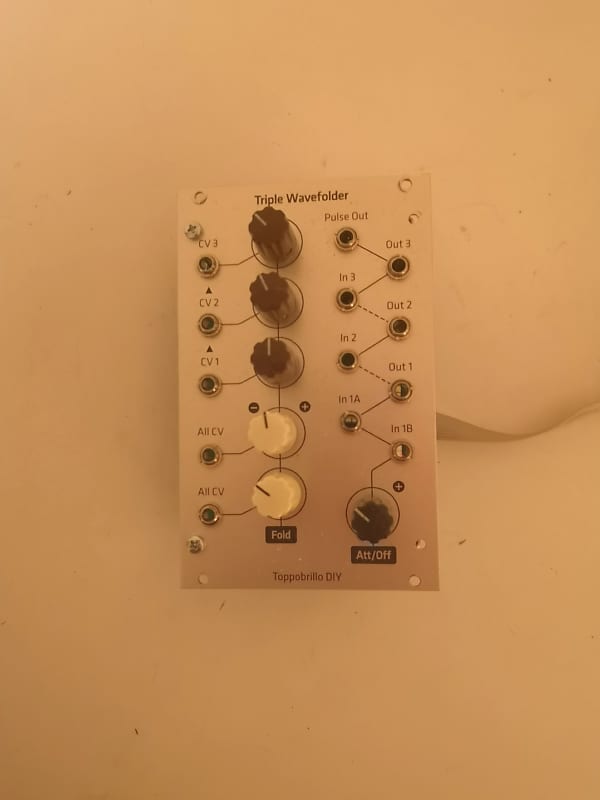 Toppobrillo Triple Wavefolder Silver | Reverb