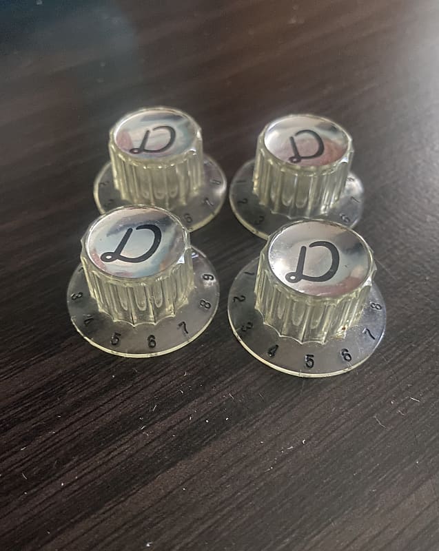 DeArmond Transparent clear knobs 2000’s | Reverb