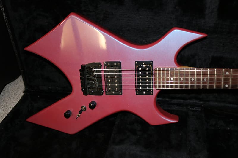 Vintage BC Rich Warlock - Platinum Series - Pink Pearl - with | Reverb