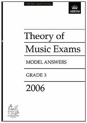 ABRSM Music Theory Model Answers 2006 Grade 3 | Reverb