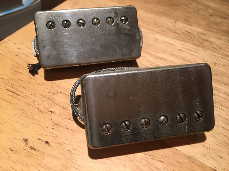 Greco Maxon Scream'in 1982 Humbucker Pickup Pair PAF from EGF | Reverb