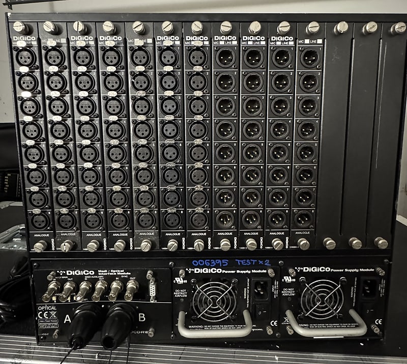 DiGiCo X-DIGIRACK2-D 56-in, 32- out DiGiRack with 8 AES, | Reverb