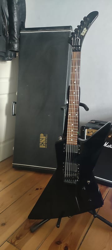 ESP exp 1994 - black custom shop | Reverb
